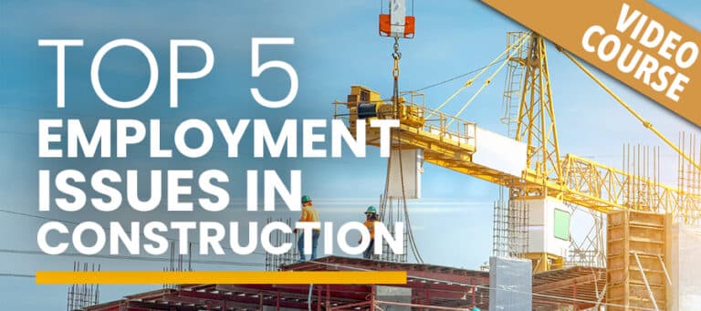 Top 5 Employment Issues in Construction (FP16398) - ETI Continuing ...