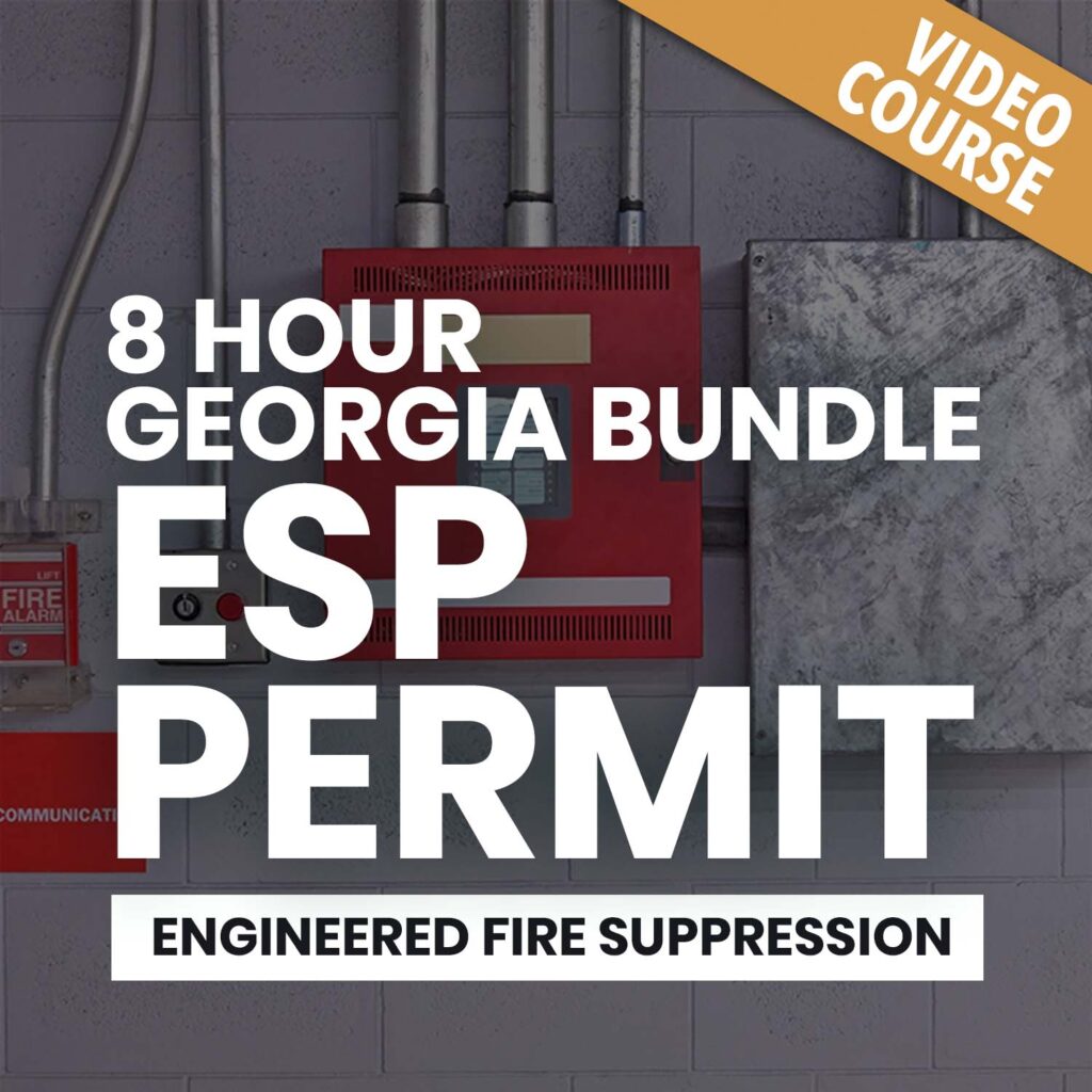 Bundle - Georgia ESP (Engineered Fire Suppression) - ETI Continuing ...